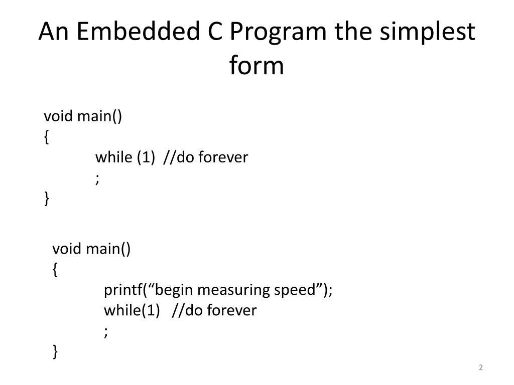 PPT An Embedded C Program PowerPoint Presentation Free Download ID 