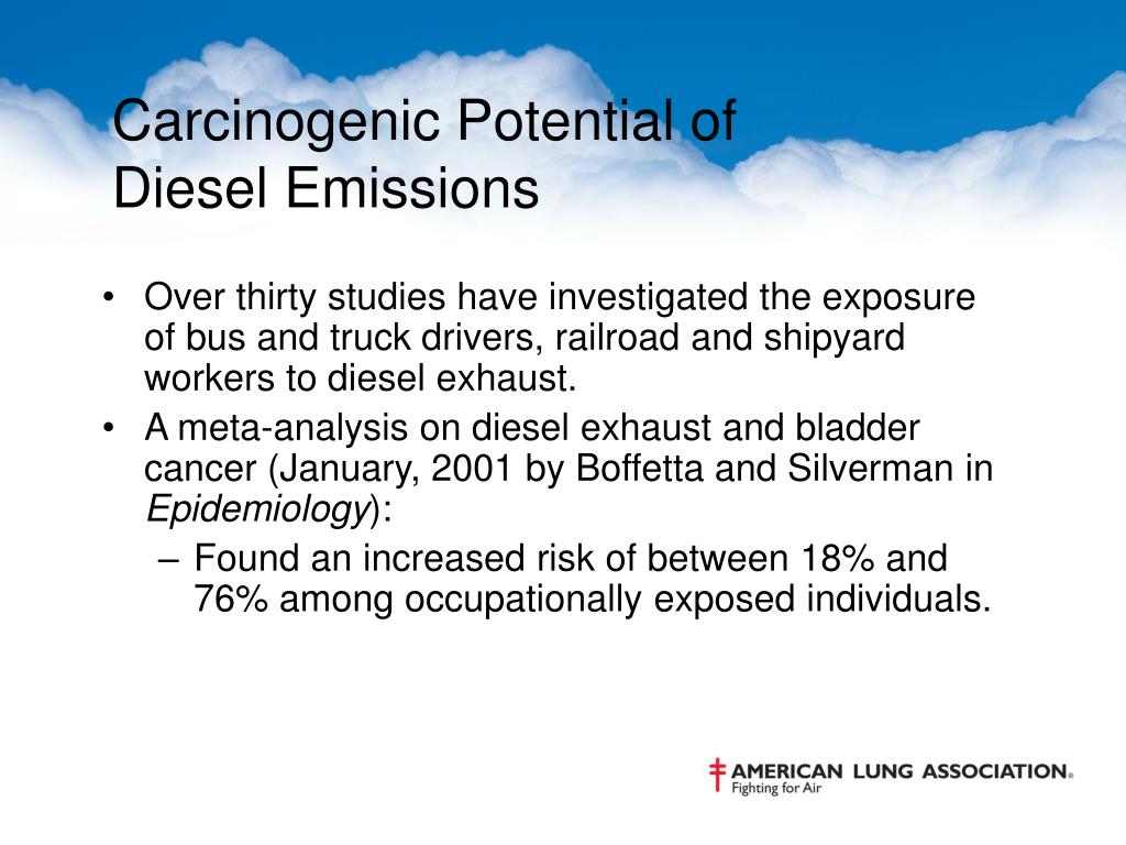 PPT - Diesel Pollution Cancer and Other Health Risks PowerPoint ...