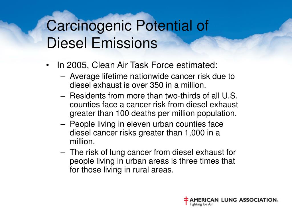 PPT - Diesel Pollution Cancer and Other Health Risks PowerPoint ...