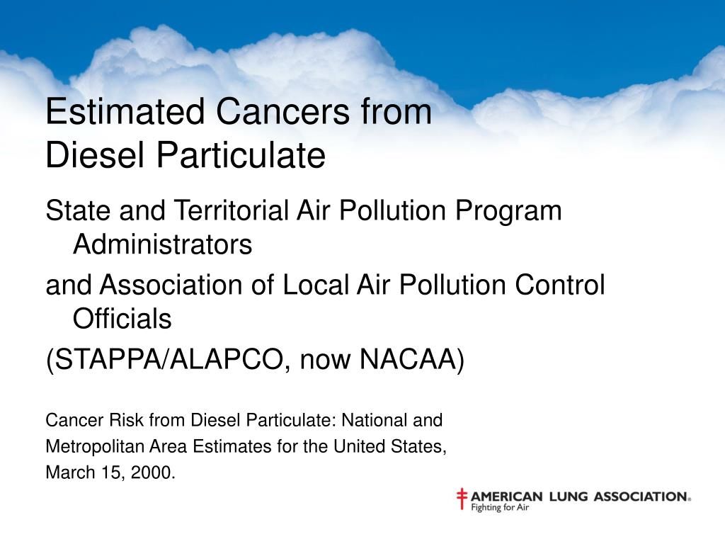 PPT - Diesel Pollution Cancer and Other Health Risks PowerPoint ...