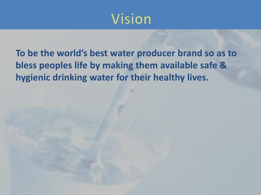 PPT - Safe Drinking Water Supply Change your water.. Change your life ...
