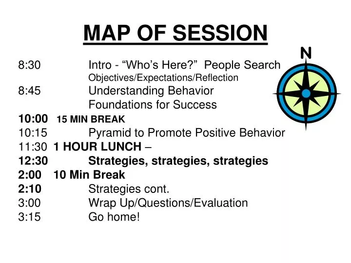 PPT - MAP OF SESSION PowerPoint Presentation, free download - ID:2977156