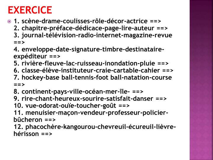 PPT - LE CHAMP LEXICAL LE CHAMP SEMANTIQUE PowerPoint Presentation - ID ...