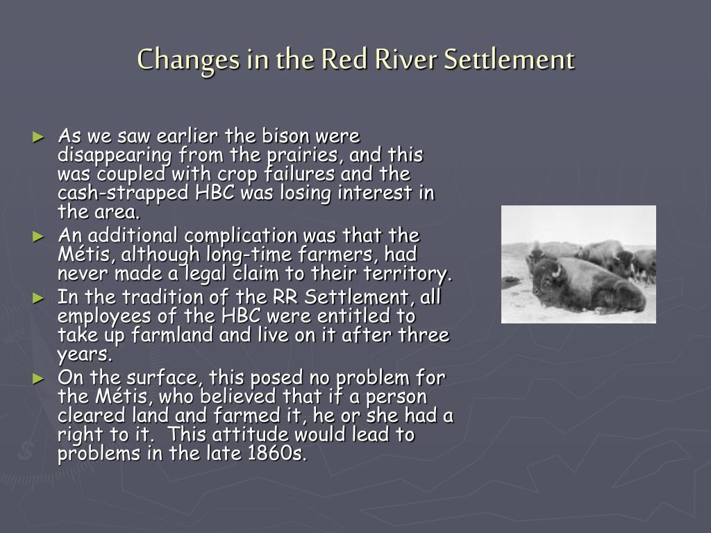 PPT - The Red River Settlement 1821-1870 PowerPoint Presentation, free ...