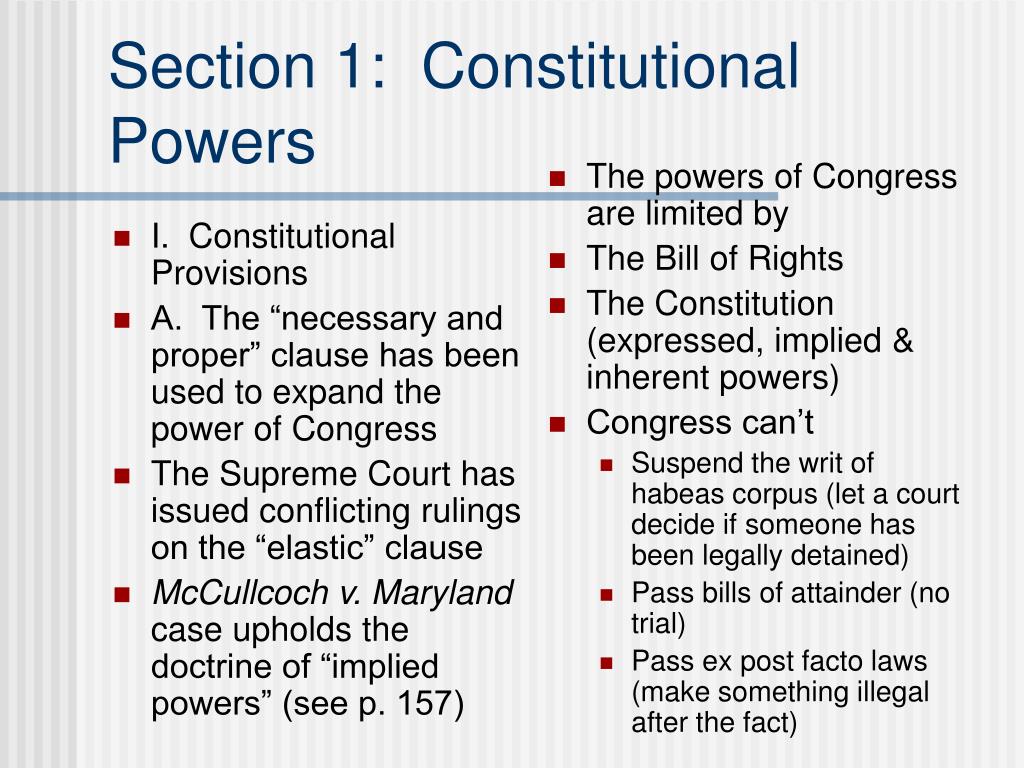 PPT Chapter 6 Development Of Congressional Powers PowerPoint PPT Chapter 6 Development Of Congressional Powers PowerPoint