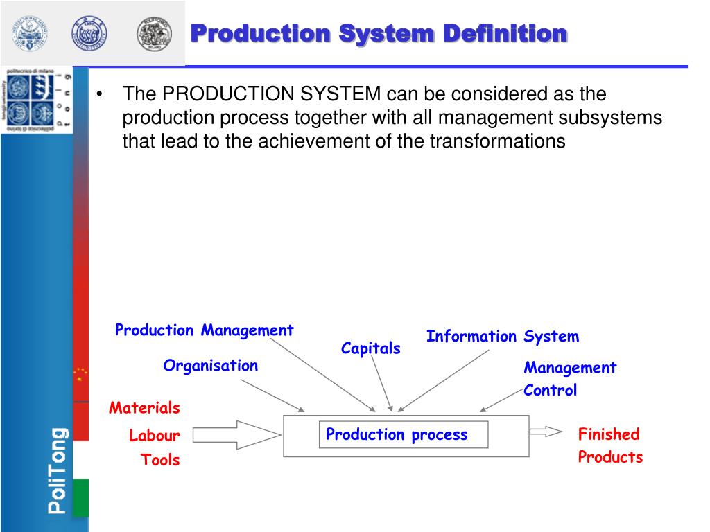 PPT - Fundamentals of Industrial Plants Prof. Andrea Sianesi academical ...