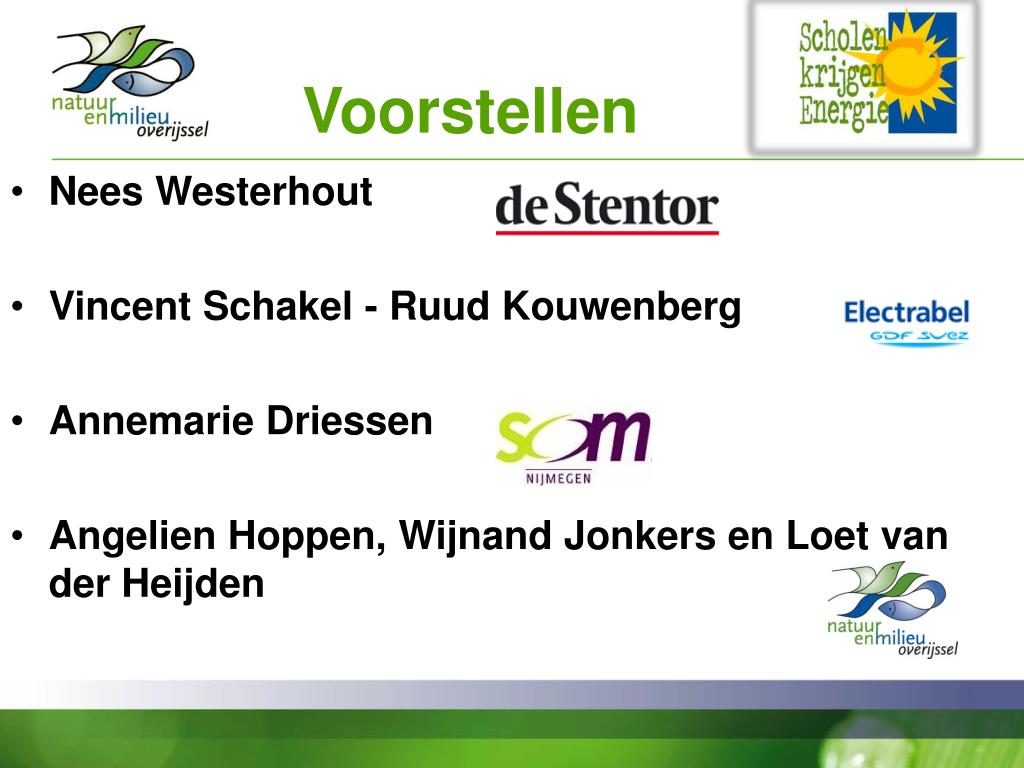 PPT - SCHOLEN KRIJGEN ENERGIE PowerPoint Presentation, free download ...