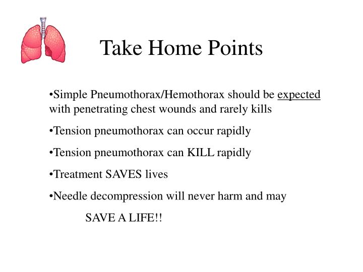 PPT - Penetrating Chest Wounds, Pneumothorax, Tension Pneumothorax and ...