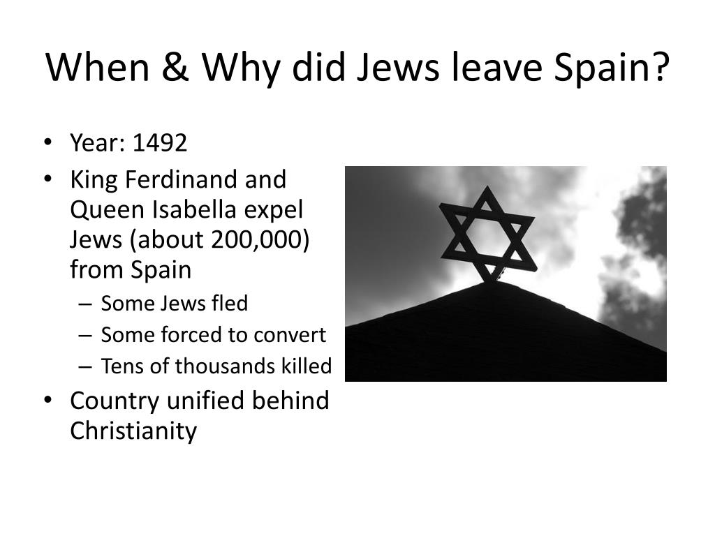 PPT - Jews, Spain, the U.S., Israel, & Europe PowerPoint Presentation ...