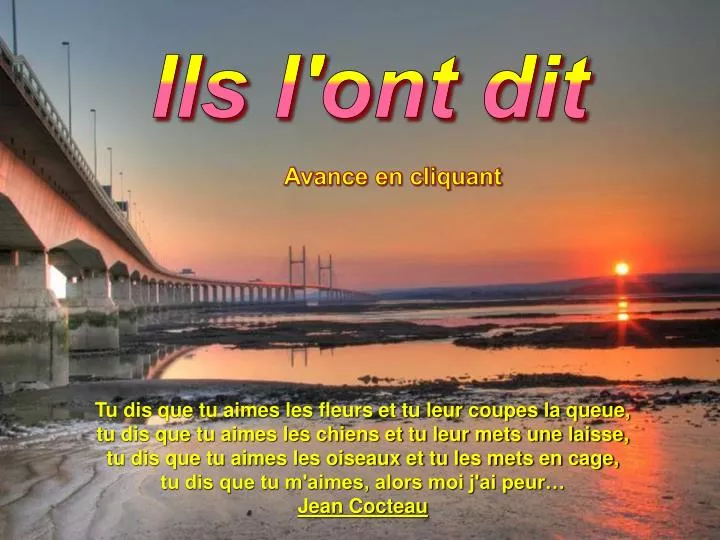 PPT - Ils l'ont dit PowerPoint Presentation, free download - ID:2978970
