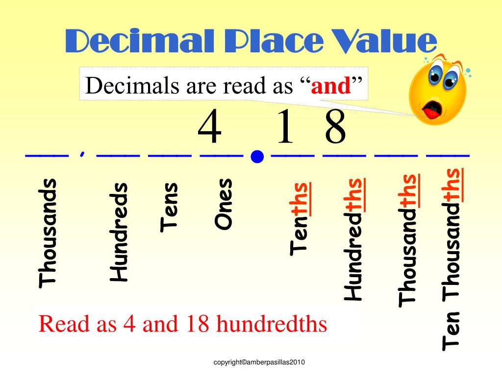 PPT DECIMALS PowerPoint Presentation Free Download ID 2979562