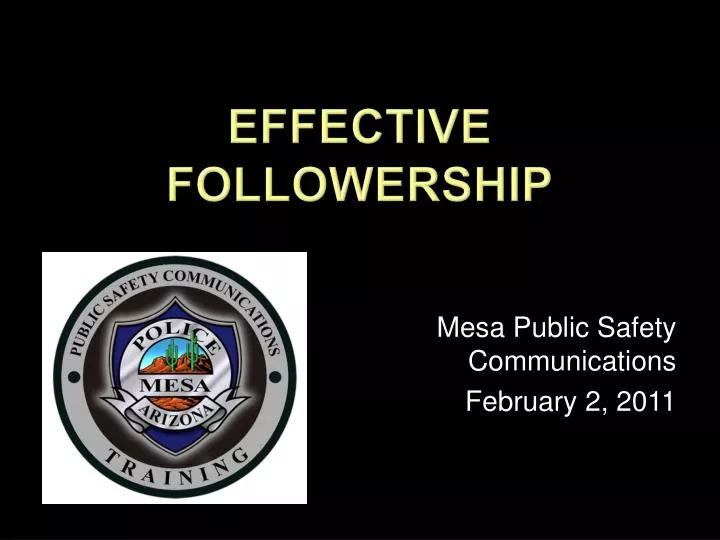 PPT - Effective followership PowerPoint Presentation, free download ...
