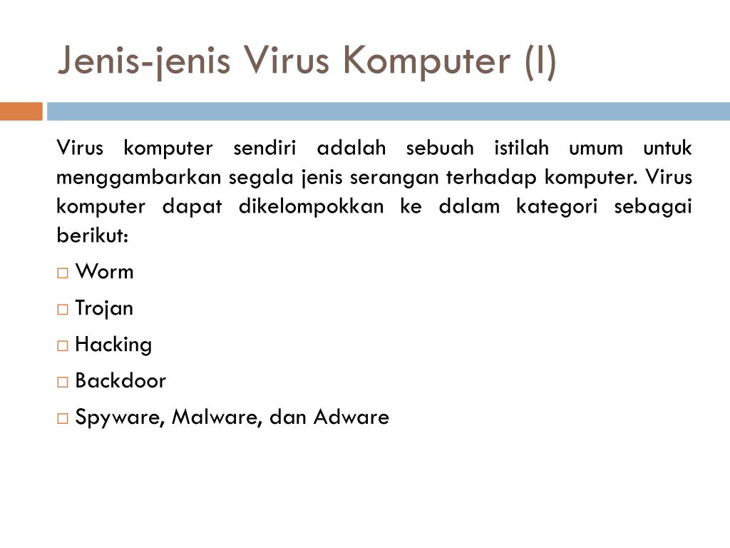 PPT - Virus dan Antivirus oleh : Dicky pratama s.kom PowerPoint ...