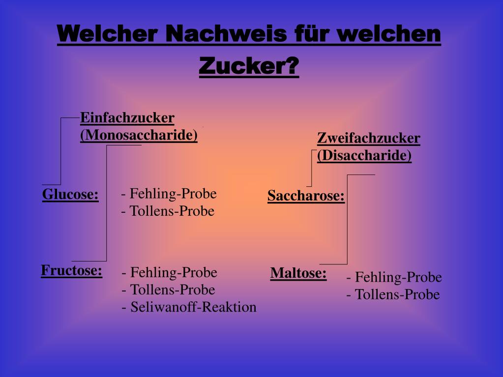 PPT - Aldehyd- und Zuckernachweise • Fehling-Probe • Tollens-Probe ...