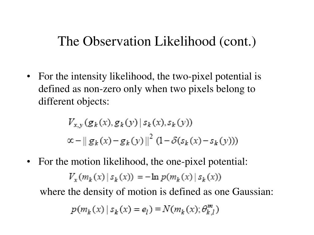 Ppt A Dynamic Conditional Random Field Model For Object Segmentation In Image Sequences