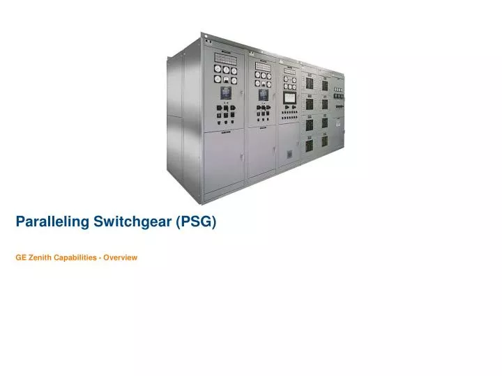 PPT - Paralleling Switchgear (PSG) PowerPoint Presentation, free ...
