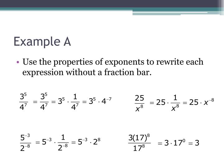 PPT - Lesson 6.6: Zero and Negative Exponents PowerPoint Presentation ...