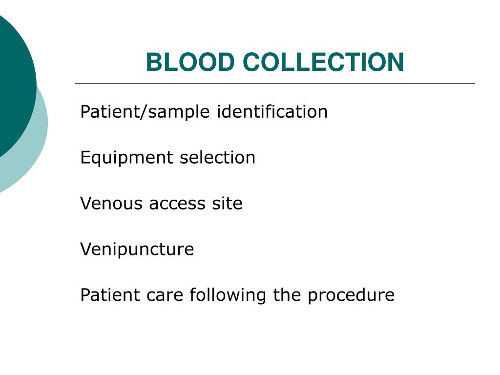 PPT - BLOOD TEST DRAWING BLOOD PowerPoint Presentation, free download ...