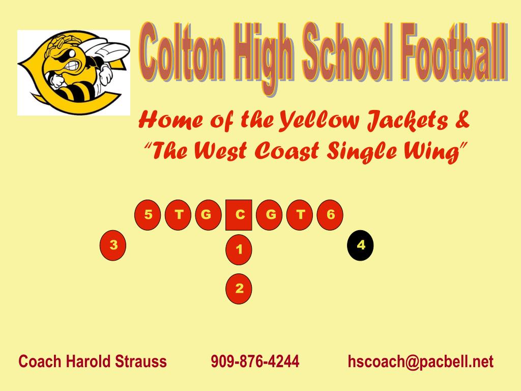 PPT - Colton High School Football PowerPoint Presentation, free ...