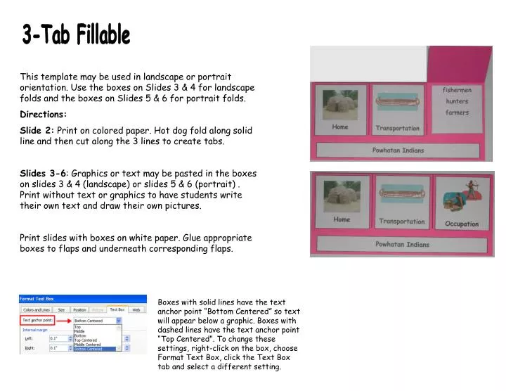 PPT - 3-Tab Fillable PowerPoint Presentation, free download - ID:2982275