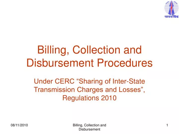 PPT - Billing, Collection and Disbursement Procedures PowerPoint Presentation - ID:2982328