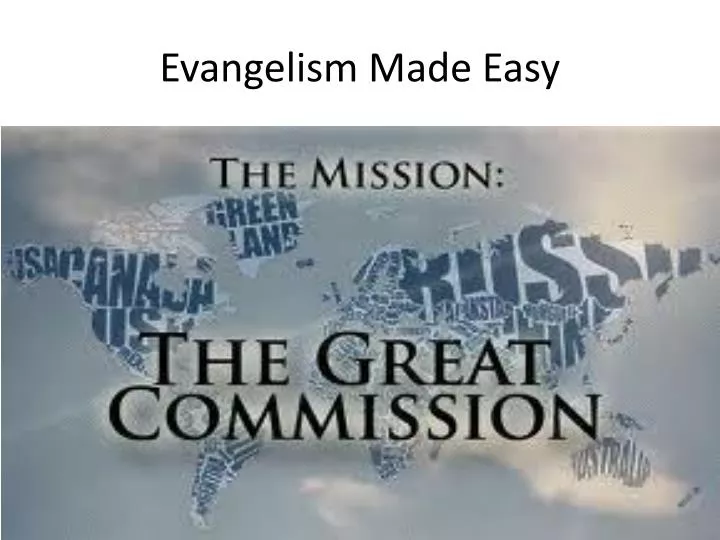 PPT - Evangelism Made Easy PowerPoint Presentation, free download - ID ...