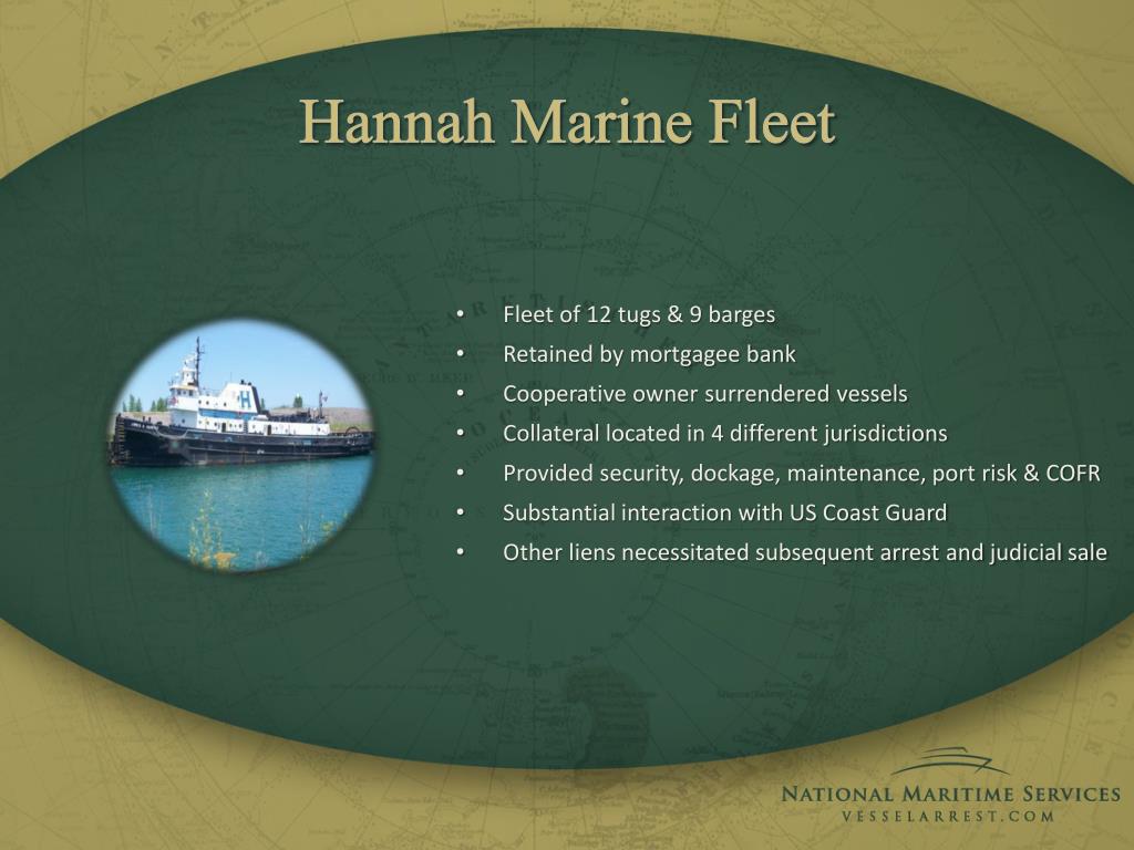PPT - Commercial Vessel Arrest A Ship Custodian’s Perspective ...