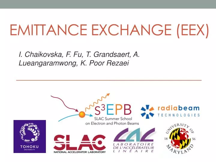 PPT - Emittance Exchange (EEX) PowerPoint Presentation, free download - ID:2983242