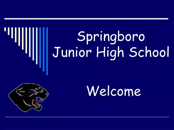 PPT - Springboro Junior High School PowerPoint Presentation, free ...