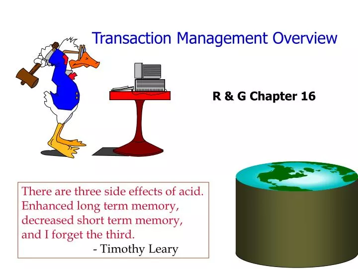 PPT - Transaction Management Overview PowerPoint Presentation, free ...