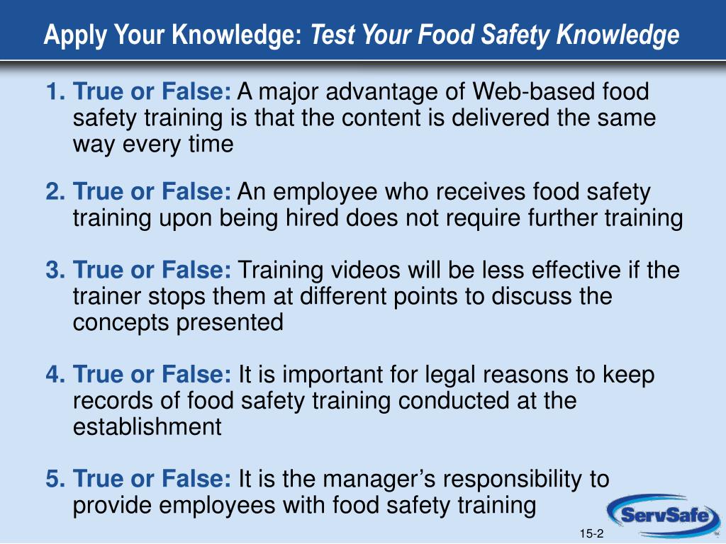 PPT - Employee Food Safety Training PowerPoint Presentation, free ...