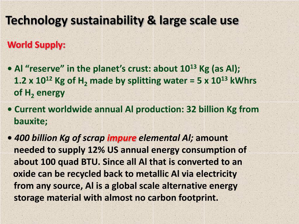 PPT - Aluminum: The Earth-Abundant Hydrogen Solution PowerPoint ...