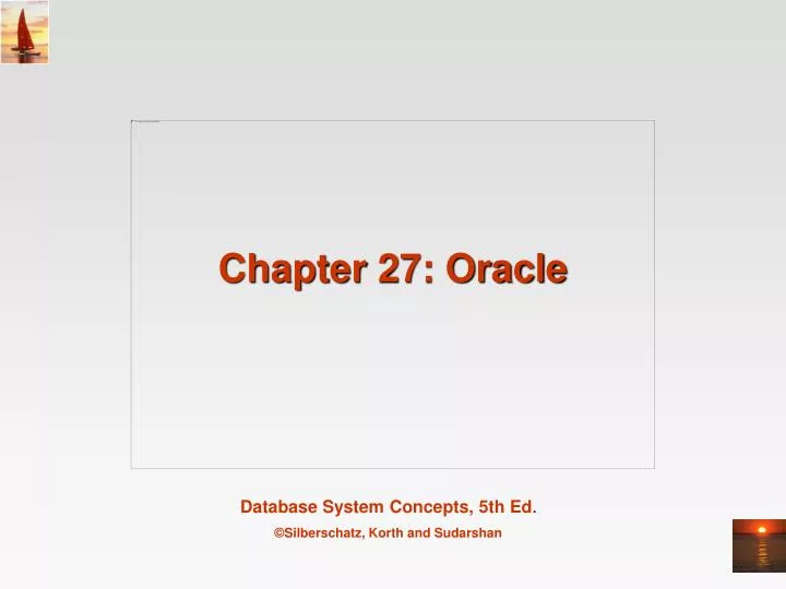 PPT - Chapter 27: Oracle PowerPoint Presentation, free download - ID ...