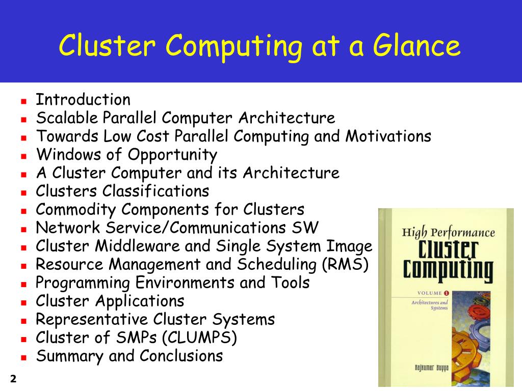 PPT - High Performance Cluster Computing Architectures and Systems ... PPT - High Performance Cluster Computing Architectures and Systems ...