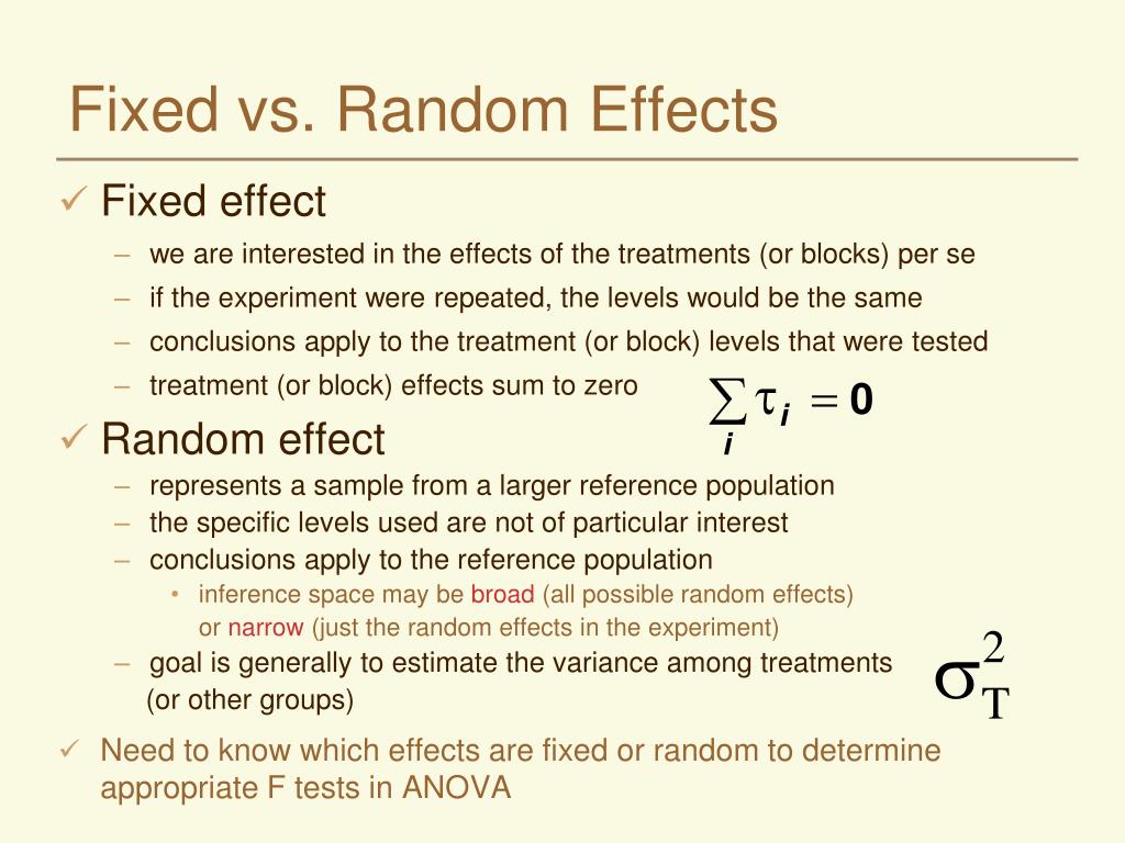 PPT - Fixed vs. Random Effects PowerPoint Presentation, free download ... PPT - Fixed vs. Random Effects PowerPoint Presentation, free download ...