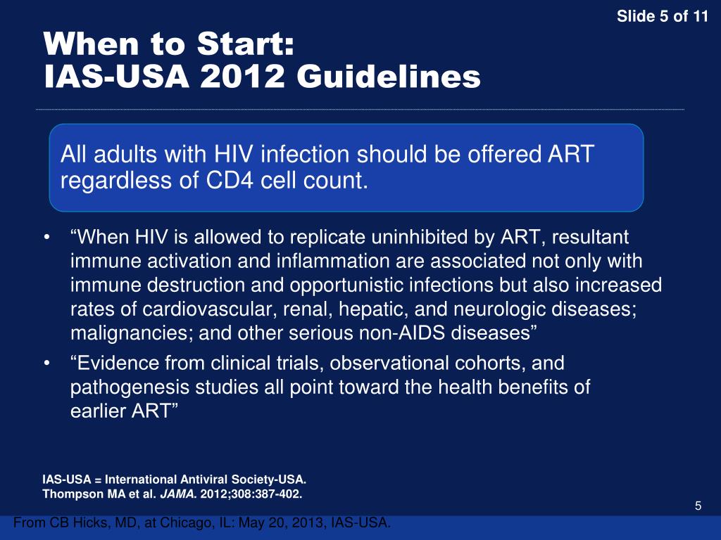 PPT - New Guidelines, Strategies, and Drugs for Initiation of ...