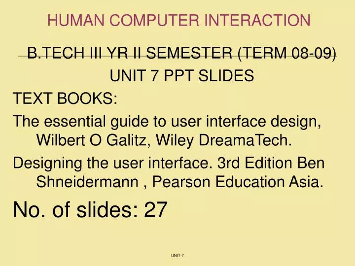 PPT - HUMAN COMPUTER INTERACTION PowerPoint Presentation, free download ...