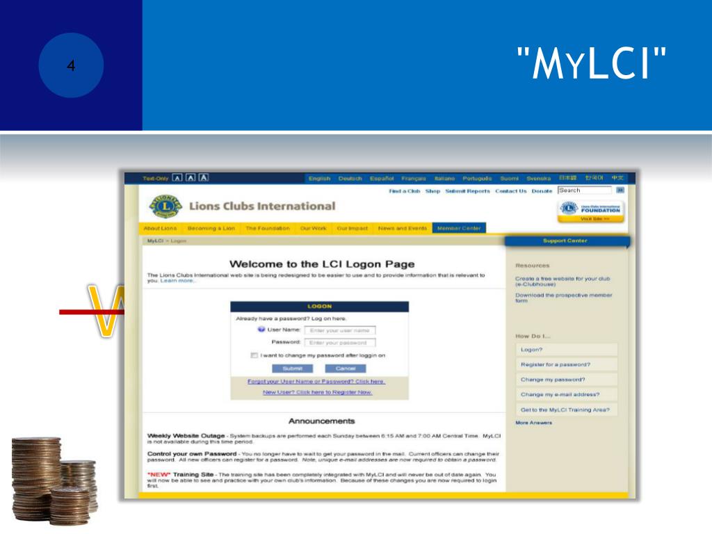 PPT - Treinamento para Tesoureiros de Clube PowerPoint Presentation ...
