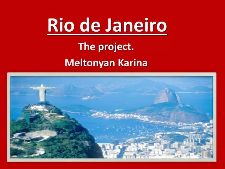 Ppt Rio De Janeiro Powerpoint Presentation Free Download Id 2985471