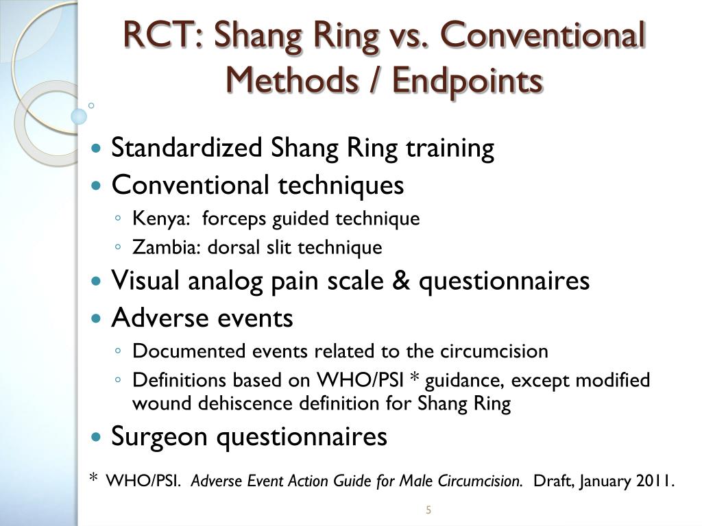 PPT - The Shang Ring vs Conventional Surgical Techniques: an RCT in ...