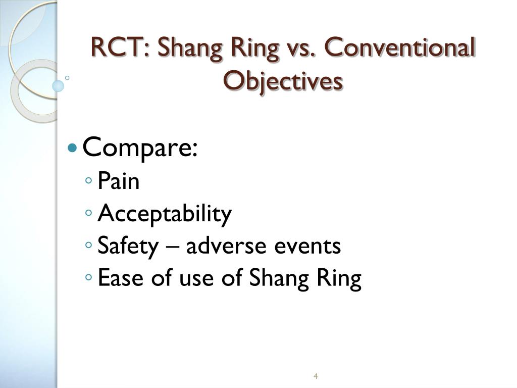PPT - The Shang Ring vs Conventional Surgical Techniques: an RCT in ...