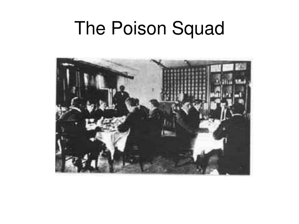 PPT - 1862 Bureau of Chemistry established (within Dept. of Agriculture ...
