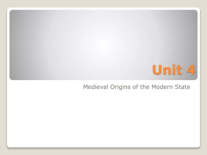 PPT - Unit 4 PowerPoint Presentation, free download - ID:2985961