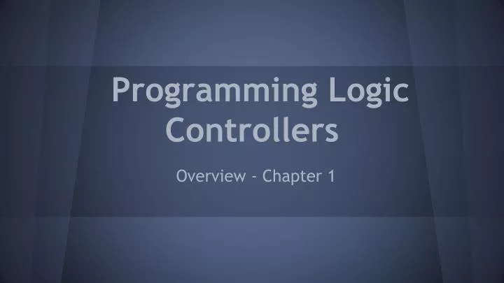 PPT - Programming Logic Controllers PowerPoint Presentation, free ...