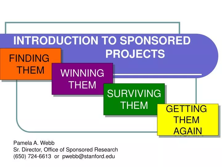 PPT - INTRODUCTION TO SPONSORED PROJECTS PowerPoint Presentation - ID ...