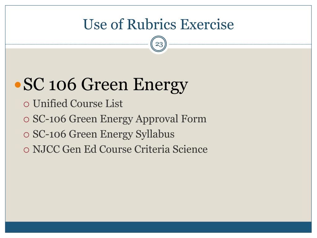 PPT - New Jersey Council of County Colleges General Education Course Approval Process PowerPoint ...