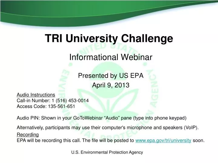 PPT - TRI University Challenge PowerPoint Presentation, free download ...