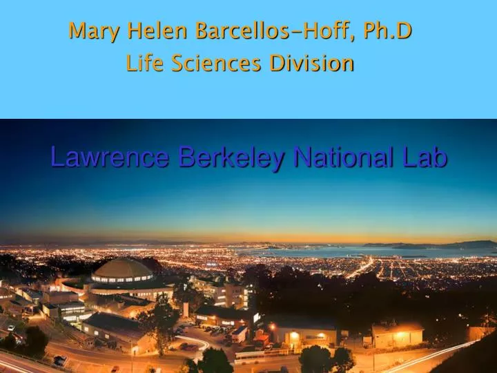 PPT - Lawrence Berkeley National Lab PowerPoint Presentation, free ...