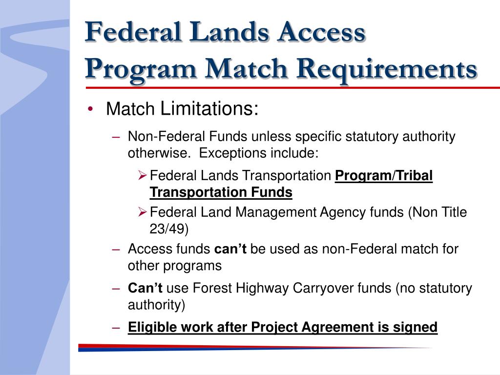 PPT - Enhancing Transportation Access on Federal Lands: A Comprehensive ...