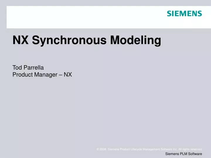 PPT - NX Synchronous Modeling PowerPoint Presentation, free download - ID:2987435